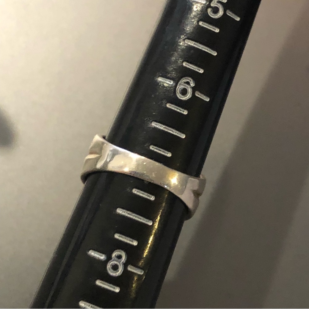 Vintage Spiny Oyster Sterling Ring 7 - Gem